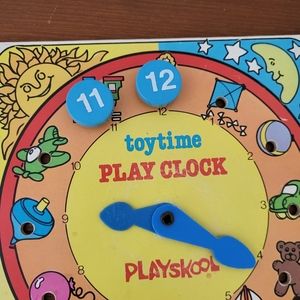 Playskool | Toys | Vintage 976 Toytime Playskool Play Clock Teaching ...